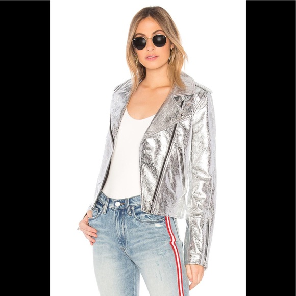Blank NYC | Jackets & Coats | Blanknyc Crystallized Metallic Moto ...